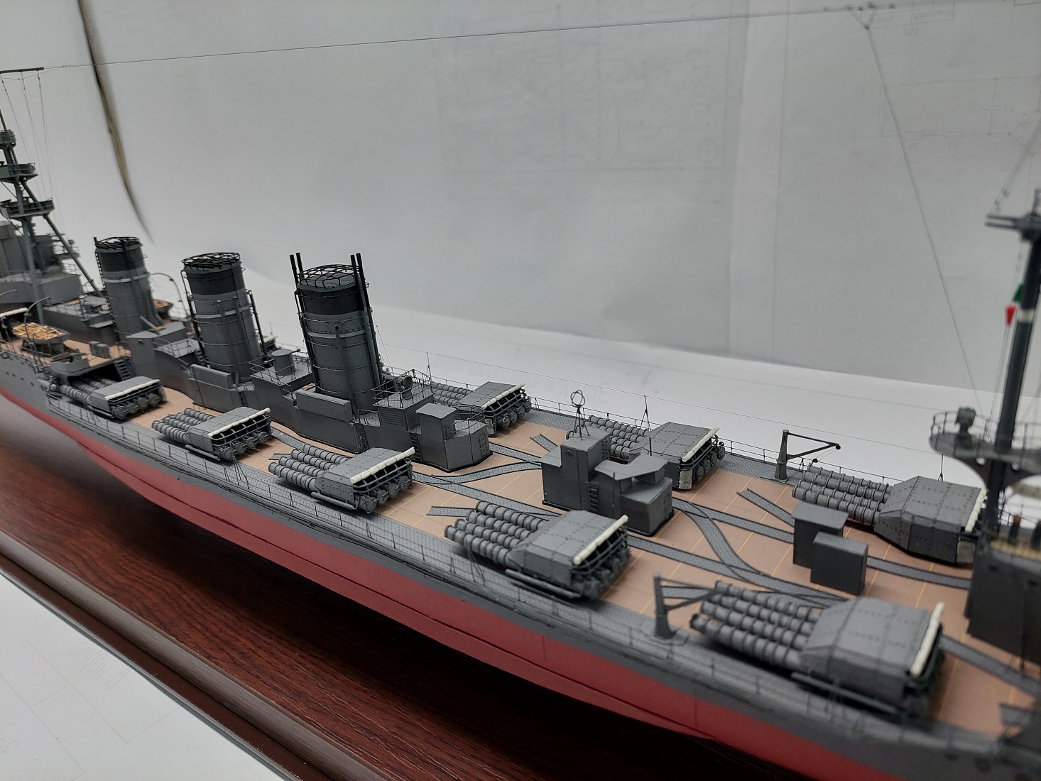 Модель корабля IJN «Kitakami» - Верфь на Столе