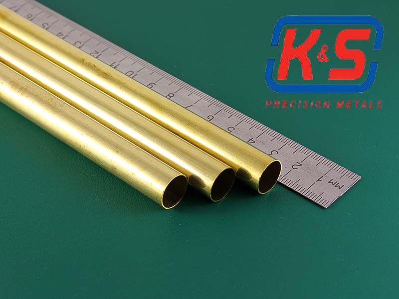 Латунная трубка 12,7х0,36 мм, 1 шт KS8139 KS Metals (США) - "Верфь на ...